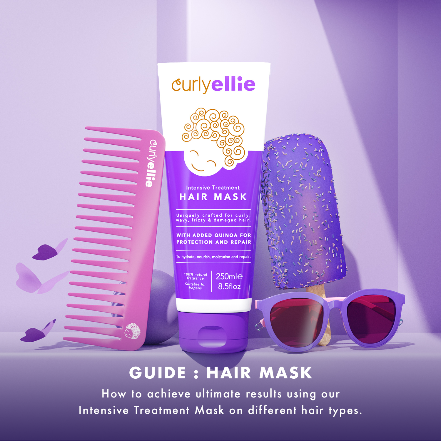 Using A Hair Mask for Different Hair Types | CurlyEllie